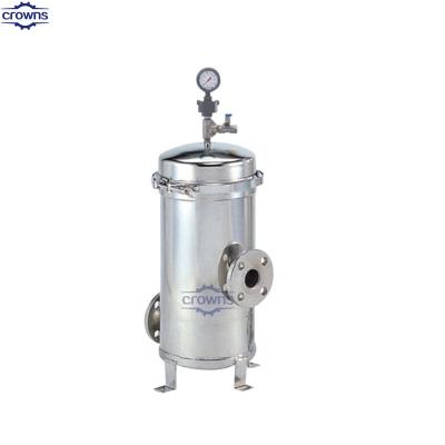 China Stainless steel bag cartridge filter housing for water treatment ss304 ss 316 for sale