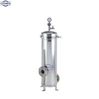 China Stainless steel bag cartridge filter housing for water treatment ss304 ss 316 for sale