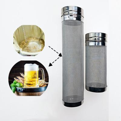 China Household Beer Brewing Dry Hopper Filter Cartridge, Stainless Steel Hops Filter, Reusable, Supports Customized Sizes for sale