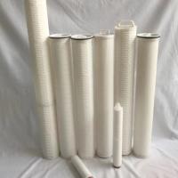 China 3M High Flow Series High Performance Water Filter Cartridges Water Filtration Pp Pleated Filter Hf60pp005a01 for sale