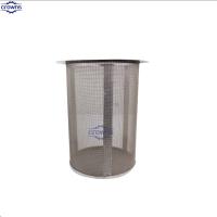 China Customized 304 316L stainless steel wedge wire filter basket rotary drum filter wedge screen for sale