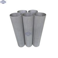China 304 316 Stainless Steel Johnson Wedge Wire Screen Mesh Water Pond Sieve Filter for sale