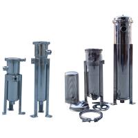 China Size 2 Stainless Steel Filter Bag Housing / Asme Single Bag Housing With Tri Clamp for sale