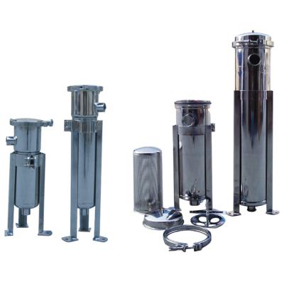China Size 2 Stainless Steel Filter Bag Housing / Asme Single Bag Housing With Tri Clamp for sale