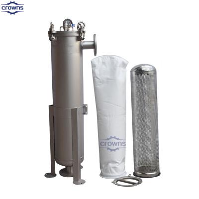 China Paint industry filtration liquid filter machine stainless steel water filtering equipment bag filter housing for sale