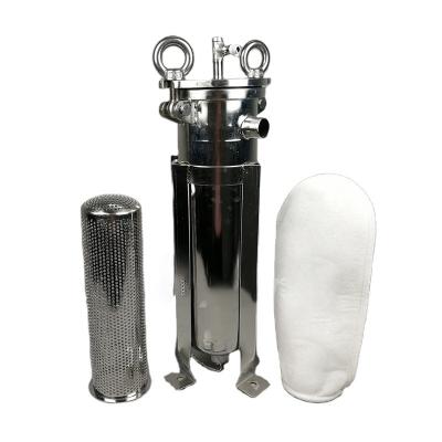 China High filtration efficiency absolute rating 3 micron PP filter bag filter housing for coconut water milk oil filtration for sale