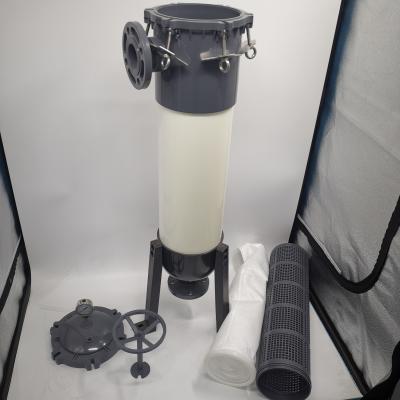 China Plastic Pvc/Upvc Bag Filter Housing For Waste Water Treatment for sale