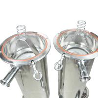 China Sanitary Beverage Bag Filter Housing Wine Beer Milk Filtration Machine Chemical Liquid Raw Water Ink Filters for sale