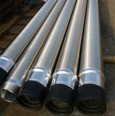 China SS316 Johnson V Wire Wrapped Screens For Wells / Wire Mesh Screen Pipe for sale