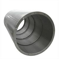 China Johnson Wedge Wire Rotary Drum Sieve Mesh Screen Tube Well Filter For Food Processing for sale