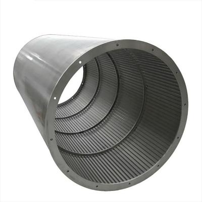 China Johnson Wedge Wire Rotary Drum Sieve Mesh Screen Tube Well Filter For Food Processing for sale