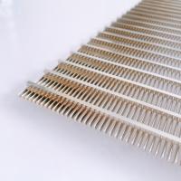 China Stainless Steel Wedge Wire Screen Panels For Filtering And Grain Drying for sale