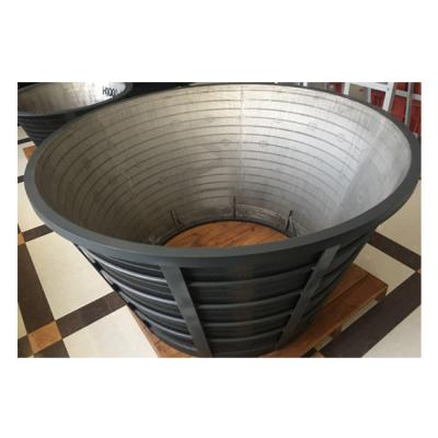 China High Quality Wedge Wire Screen Panels Basket For Centrifuge for sale