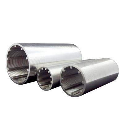 China Stainless Steel Slotted Wedge Wire Screen Water Well Tube Drill Pipe for sale
