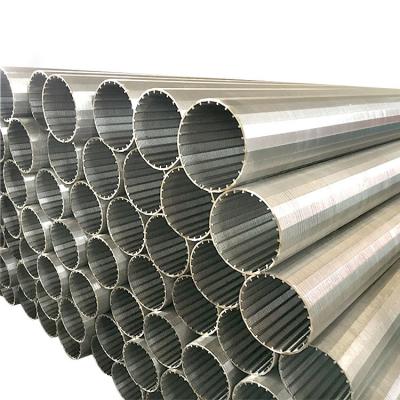 China Stainless Steel 304 316 Johnson Water Well Casing Screen Sewage Filter Screen Sewer Filter for sale