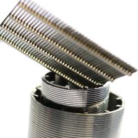 China Wedge Wire Screens High Quality Flat Wedge Wire Sieve Screen Plate 0.05 To 20 Mm Slot Wedge-Slot Screens for sale
