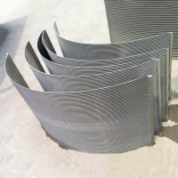 China 120 Degree Wedge Wire Sieve Bend Screen 304 316 For Filtration;Dsm Sieve Bending Screen For Sugar Industry for sale