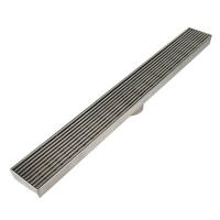 China SS Linear Floor Drain Clean Drain Drains Stainless/Titanium Black/Brushed Brass Strainer Watermark 100PCS for sale