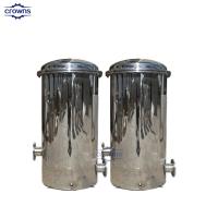 China Sanitary Multi Cartridge Filter Stainless Steel Microporous Membrane Cartridge Filter Housing for sale