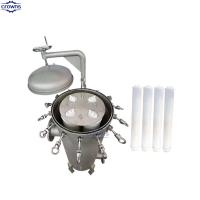 China stainless steel multi cartridge filter housing ss316 water filter housing cartridge for sale