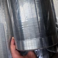 China Stainless Steel 304 Mesh Wedge Wire Johnson Screen Tube For Water Well Sand Control for sale