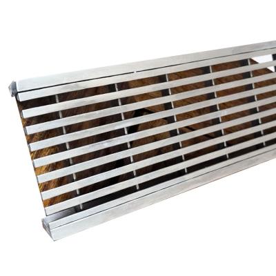 China Factory Production Drain Grates Floor Storm Cover Grating Mesh Swimming Pool Fitting Wedge Wire Screen for sale