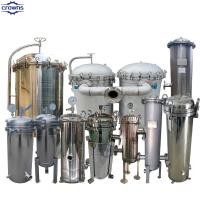 China SS304/316 Stainless steel filter bag housings for liquid treatment /water treatment for sale