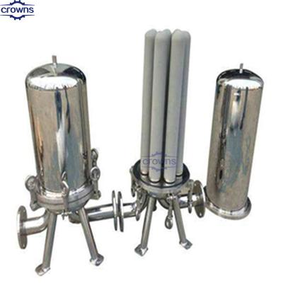 China SS316 SS304 Stainless Steel Multi Cartridge Water Filter Housing for sale