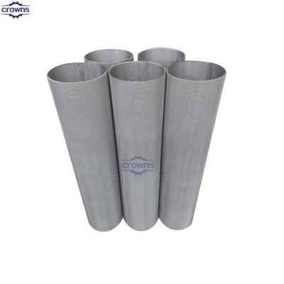 China 0.25mm 0.5mm 1.0mm 1.25mm 1.5mm stainless steel water well wedge wire wrapped Johnson Screen mesh for sale