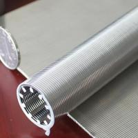 China Dust Water Treatment 304 316 316L Stainless Steel Johnson Wedge Wire Screen/ Mine Sieve Screen for sale