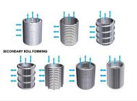 China 25 Micron Cylinder Slotted Sieve Stainless Steel Screen Pipe Johnson Tube Wedge Wire Screen Slot Tube Well Screen Filter for sale