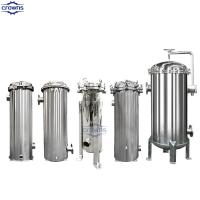 China Multi bag filter housing SUS304 / SUS316L stainless steel bag filter for sale
