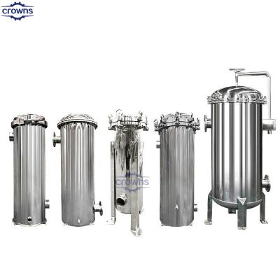 China Multi bag filter housing SUS304 / SUS316L stainless steel bag filter for sale