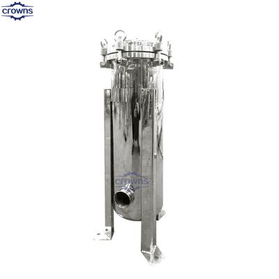 China Good quality Side Inlet #2 Stainless Steel 304 316 Single Multi Bag Filter Housing For Food and Beverage for sale