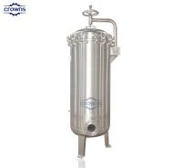 China Stainless Steel Ss Multi Bag Cartridge Lenticular Magnetic Gas Steam Beer Ss316 Duplex Vessel Tri Clamp Sanitary Filter for sale