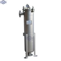 China Single Bag Stainless Steel Cartridge Water Ss316 Tank Filter Housing for sale