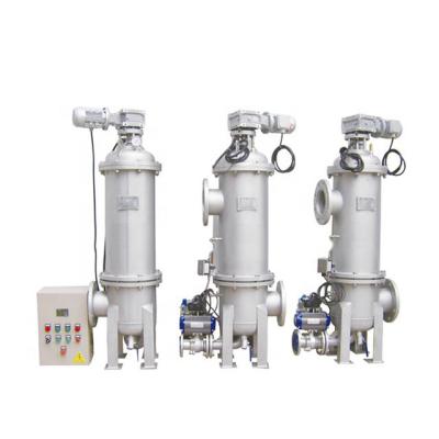 China Supply SS304 SS316L Rotary Scraper Type Automatic Self-Cleaning Filter For Filter Industry for sale