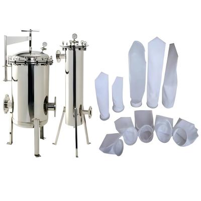 China 3000L/Hour Stainless Steel Bag Filter Housing Efficient Filtration 2-10bar Rating for sale