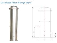 China Flow Rate of 50 GPM Industrial Cartridge Air Filters - Cartridge Number 2-20 for sale