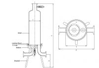 China Mirror Polished Multi Cartridge Filter Housing 2-20 Cartridge Capacity 2 Inlet/Outlet for sale