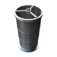 China Round Profile Wedge Wire Screen Packaging Wooden Case Wire size 2x3mm for sale