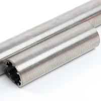 China Round Profile Wedge Wire Screen Packaging Wooden Case Wire size 2x3mm for sale