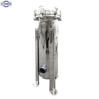 China High Flow 20 Inch Cartridge Stainless Steel Filter Bag Filter Housing For Water Treatment Multi Core Cartridge Filter for sale