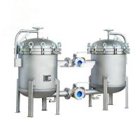 China Stainless Steel Bag Filter Housing with Max. Operating Pressure of 6.0bar 87psi for sale