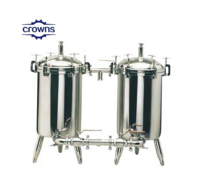 China Stainless Steel Bag Filter Housing with Max. Operating Pressure of 6.0bar 87psi for sale