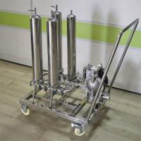 China Durable Stainless Steel Bag Filter Housing for Bag Filtration 3000L/Hour Capacity for sale