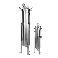 China Stainless Steel Bag In Bag Out Filter System with 1/4NPT Vent for sale