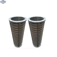 China High quality 316 Stainless Steel Wire Wound Tube Slotted Screen Wedge Mesh Filter Tube for sale