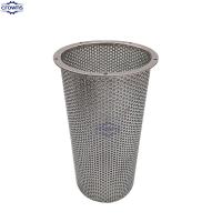 China High quality 316 Stainless Steel Wire Wound Tube Slotted Screen Wedge Mesh Filter Tube for sale