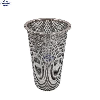 China High quality 316 Stainless Steel Wire Wound Tube Slotted Screen Wedge Mesh Filter Tube for sale